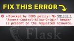 Flask-CORS Tutorial: Handling Cross-Origin Resource Sharing in Flask – Code Jana